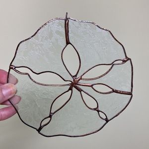 Art | Sand Dollar Stained Glass Handcrafted Artwork | Poshmark